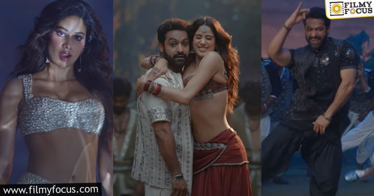 NTR And Janhvi Brightened Up The Song "Daavudi" From Devara - Filmy Focus